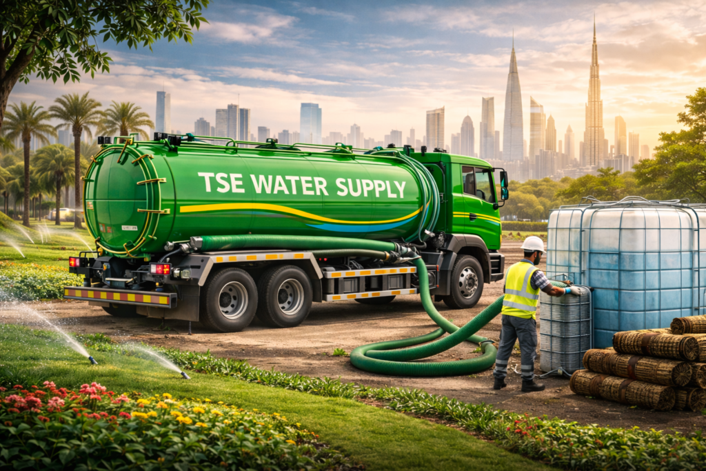 TSE Water Tanker Supply in Dubai | Uses, Benefits & Regulations